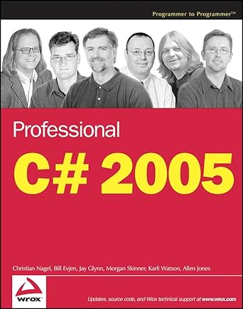 Professional C# 2005: 9780764575341: Computer Science Books @ Amazon.com