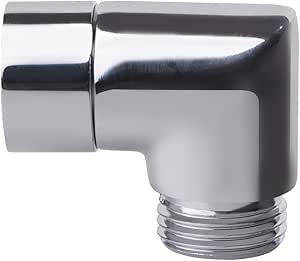 Tsinghwang Shower head Elbow Adapter, Solid Brass Shower Arm Elbow ...