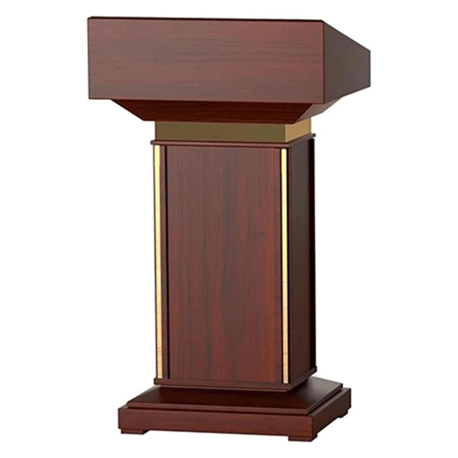 Historic Podium Modern 1960's Vintage Plain Oak Reading Desk Church