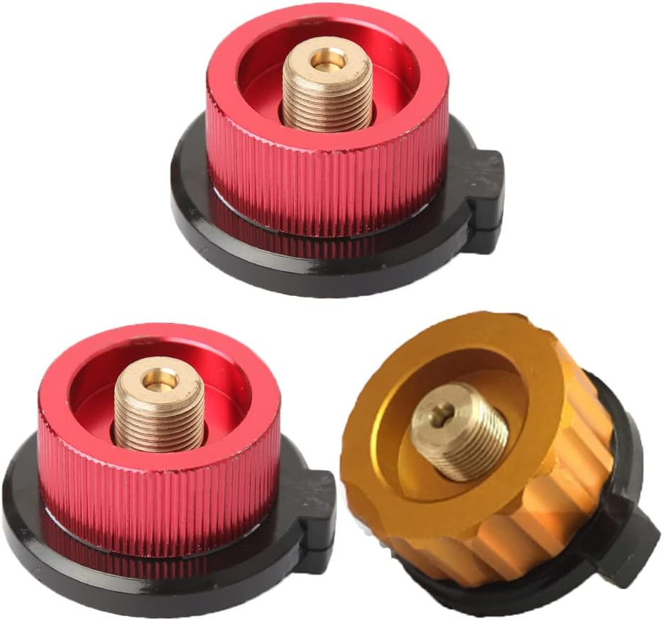 Amazon.com: RUNAAJA 3PCS Butane Fuel Canister Adapter,Outdoor Camping ...