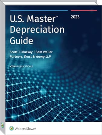 U.S. MASTER DEPRECIATION GUIDE (2023): CCH Tax Law Editors ...
