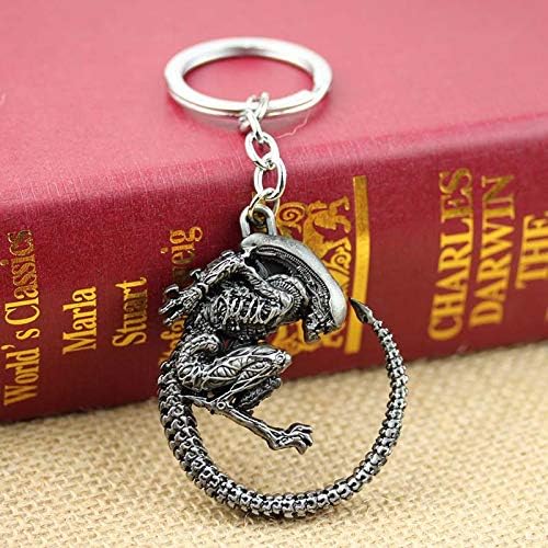 Amazon.com: Alien Movie Inspired - Alien Key-chain (Silver Color ...