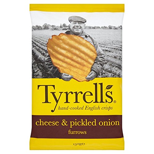 Amazon.com: Tyrrells Cheese And Pickled Onion Crisps 150g