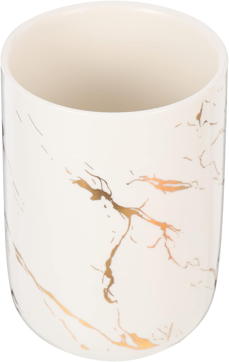 Amazon.com: Cabilock Marble Teeth Cup Bathroom Toothbrush Cup Ceramic ...
