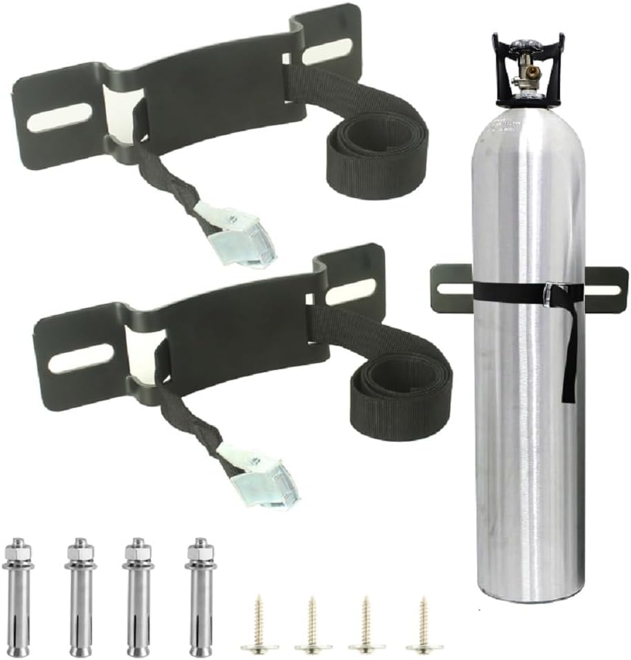 Amazon.com: Cylinder Wall Mounted Bracket,Heavy Duty ABS Propane Tank ...