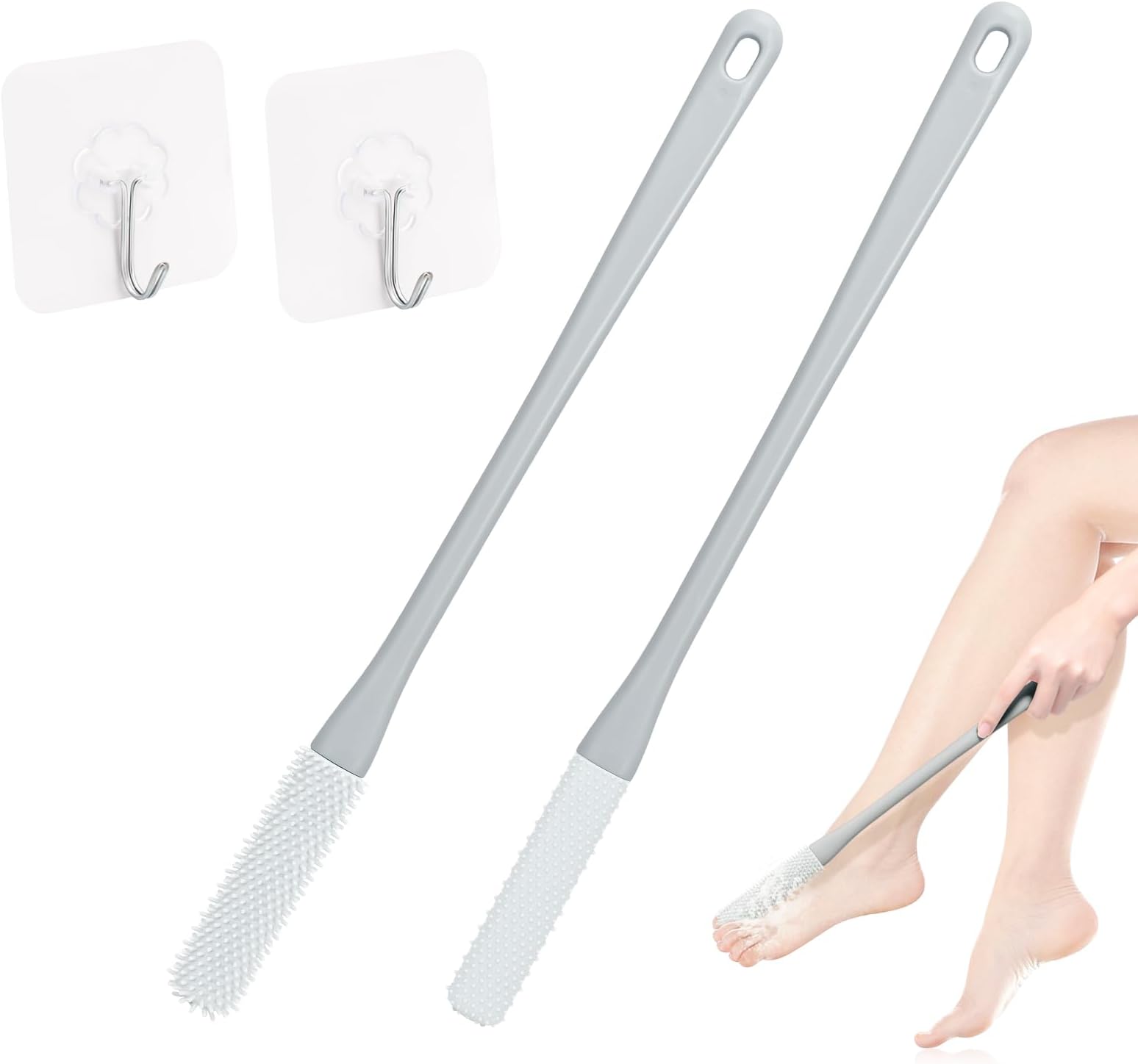 Amazon.com : Toe Gap Cleaning Brush, 18.82"-25.98" Telescopic Toe ...