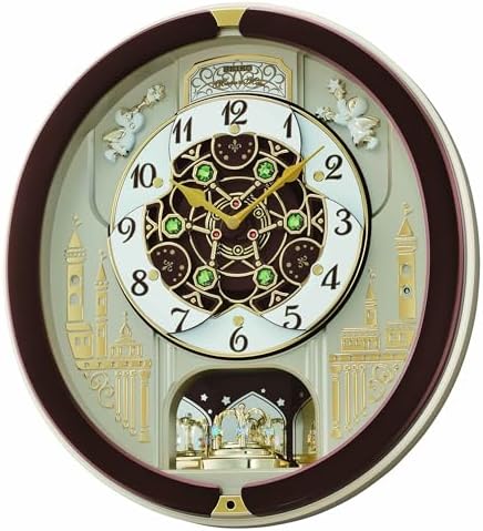 Amazon.com: Seiko Melodies in Motion Musical Wall Clock, Spring Dance ...