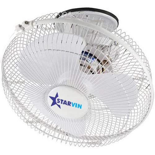 Buy STARVIN Cabin Fan Metal Celling Fan 12 Inch, 300 MM with 1 Year ...