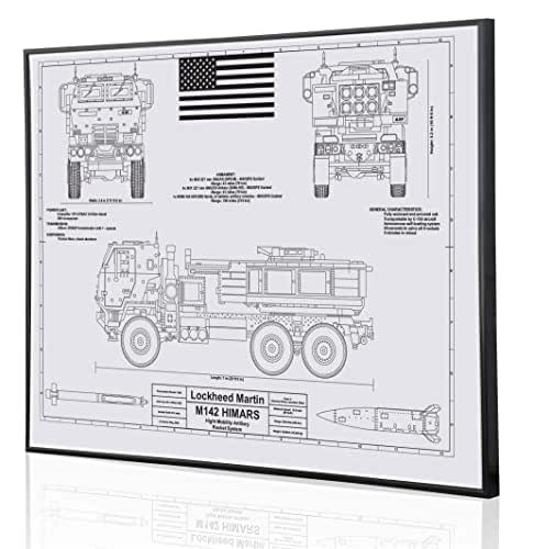 Amazon.com: HIMARS Blueprint Artwork-Laser Marked & Personalized-The ...