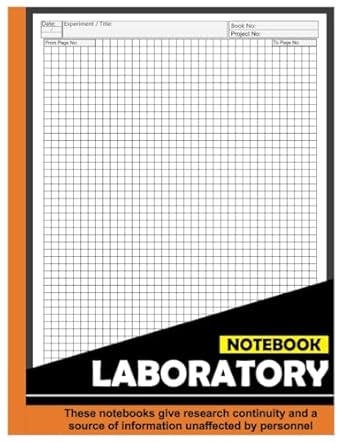 Amazon.co.jp: Lab Notebook: Laboratory Notebook with Grid Pages, Quad ...