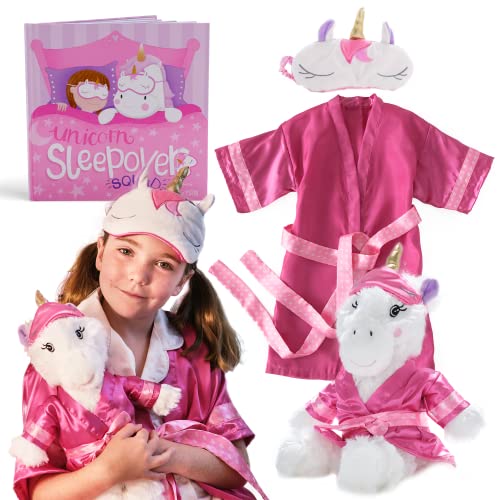 Tickle & Main Unicorn Gifts for Girls Sleepover Set of 4, Includes ...
