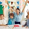 Amazon.com: GELUOBEN 96 PCS Colorful Pennant Flags Banner Felt Bunting ...