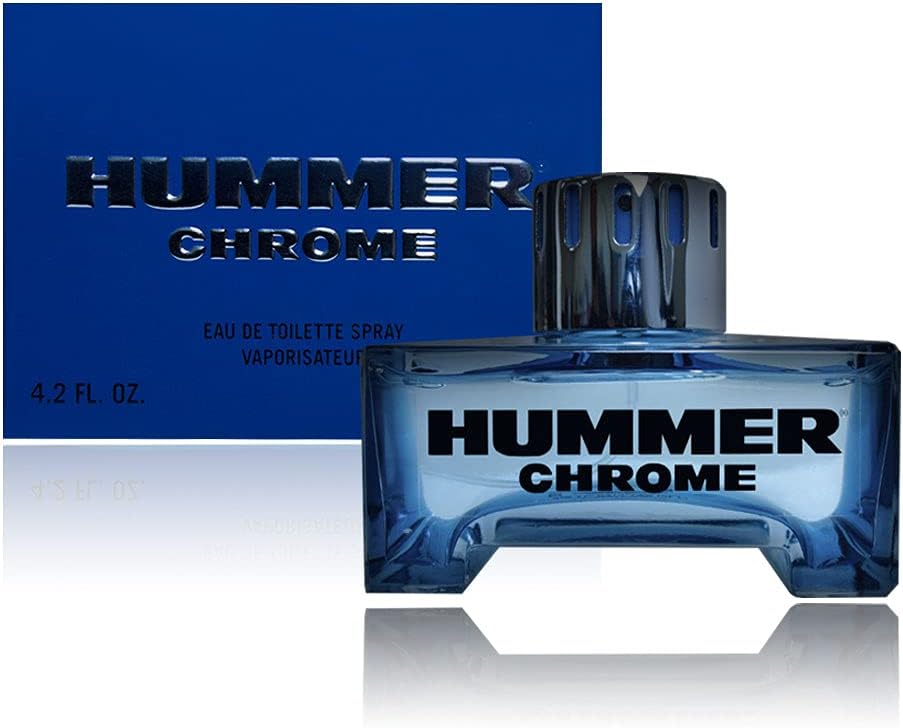 Amazon.com : Hummer Chrome Cologne for Men EDT 4.2 oz : Beauty ...