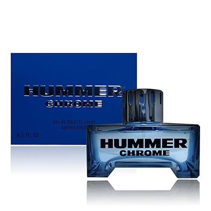Amazon.com : Hummer Chrome Cologne for Men EDT 4.2 oz : Beauty ...