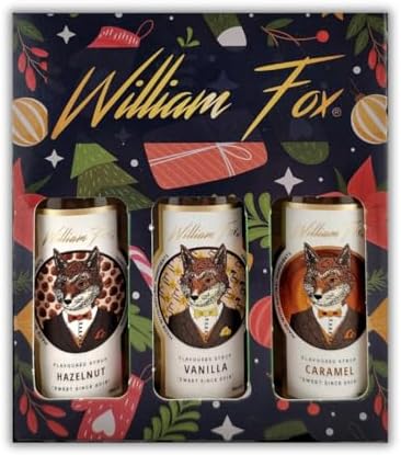 William Fox Christmas Coffee Syrup Set 3 x 100ml bottles (vanilla ...