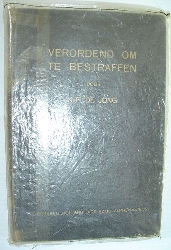 Verordend om Te Bestraffen - Bijbellezingen Over Den Profeet Elia: A.P ...