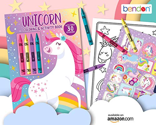 Snapklik.com : Bendon Inc Unicorn Coloring And Activity Book
