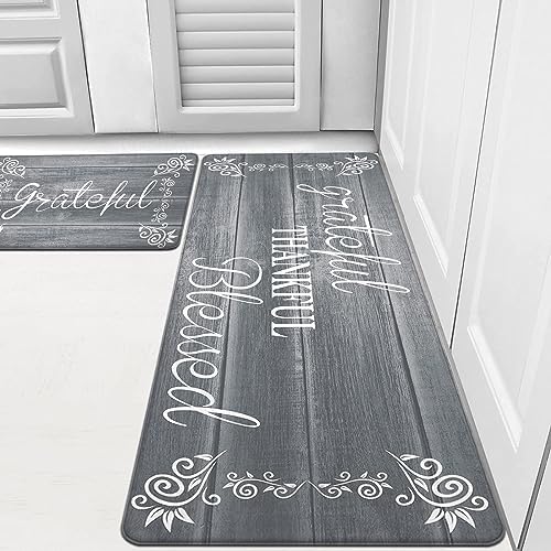 Amazon.com: Znutrce Farmhouse Kitchen Mats for Floor Set of 2, Floor ...