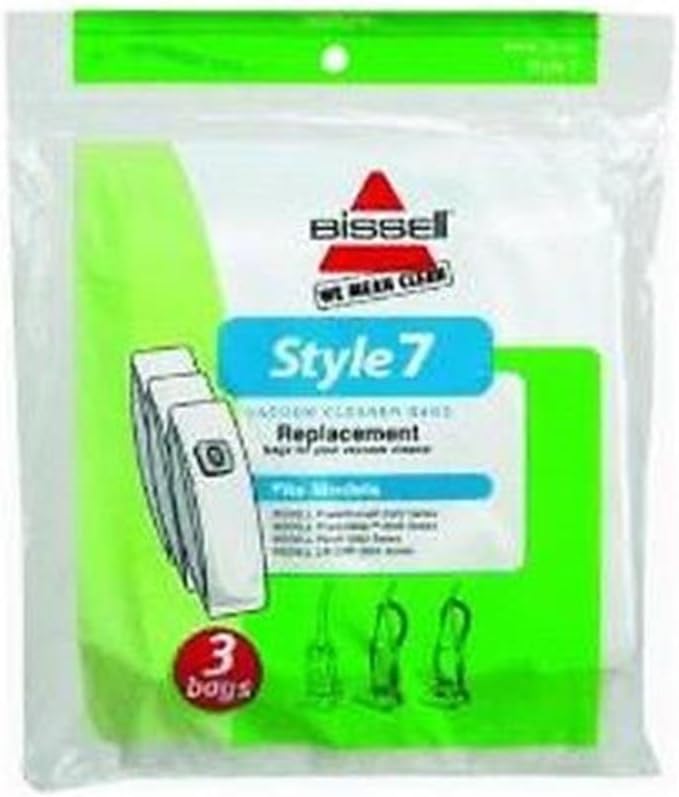 Amazon.com - Bissell Style 7 3 Pack Vacuum Cleaner Bags, White, 3 Count