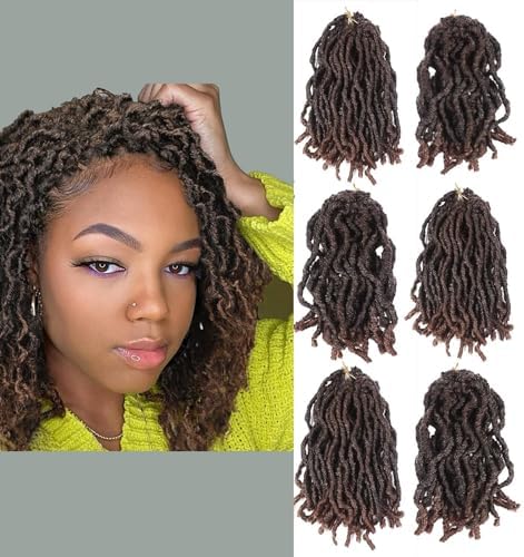 Amazon.com : FAVE 120 Strands Faux Locs Crochet Hair 8 Inches Soft Locs ...