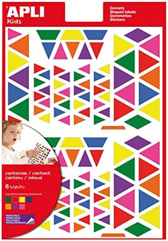 Apli Kids 13529 Pochette 6 feuilles de gommettes métallisées ...