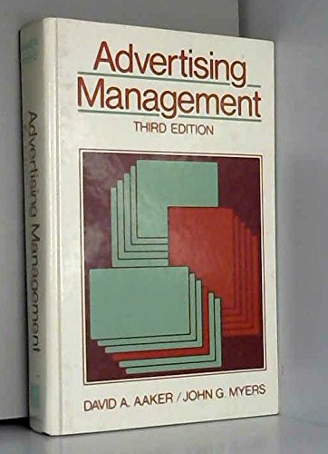 Amazon.com: Advertising management: 9780130160232: Books