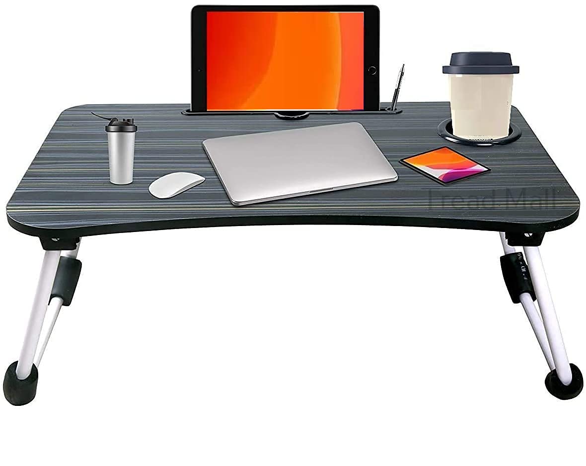 Multi-Purpose Laptop Desk for Study and Reading with Foldable Non-Slip ...