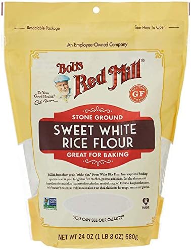 Amazon.com : Bob's Red Mill Sweet White Rice Flour, 24-ounce (Pack of 3 ...