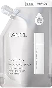 Amazon | ファンケル (FANCL) トイロ (toiro) バランシングドロップ 詰め替え用 120ml (約60日分) ＜医薬部外品＞ 化粧水 無添加 (セラミド/美白/肌荒れ ...