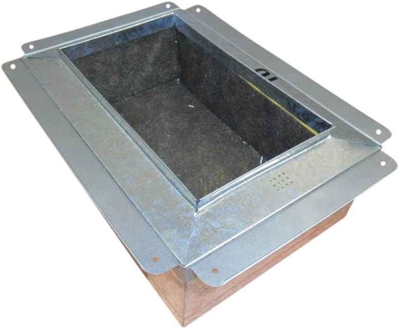F and L Aluminum Parts R6 Insulated Galvanized Ceiling Register Box ...