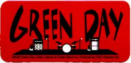 Green Day - Instruments On Stage - Small Sticker/Decal : Amazon.in: Car ...