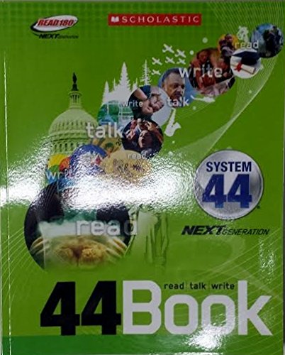 Scholastic Read 180 Next Generation System 44 Stage C 44Book Read/Talk ...