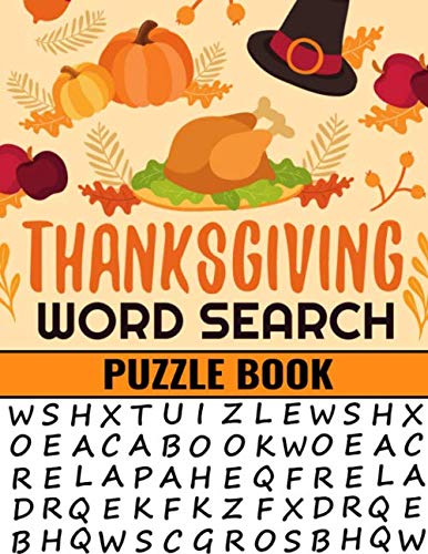 Thanksgiving Word Search Puzzle Book: 40 Large Print Challenging ...