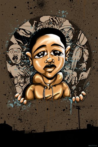 Maxwell Dickson StreetStory-16x20"Street Story" Wall Canvas Print ...