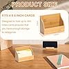 Amazon.com: 2 PCS 4x6 Inch Wood Index Card Holder Index Card Display ...