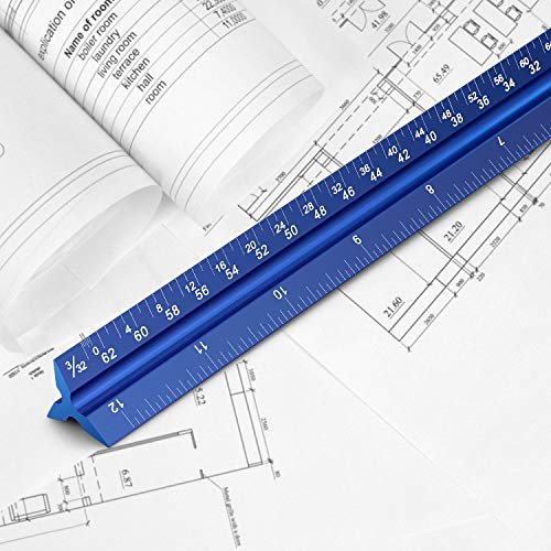 Snapklik.com : 12 Architectural Scale Ruler Aluminum Architect Scale ...