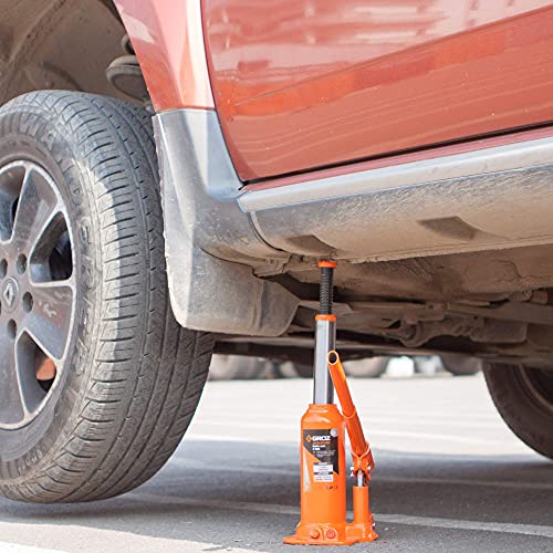 GROZ 4 Ton Hydraulic Jack with Load Limiting Device | Jack for Cars ...