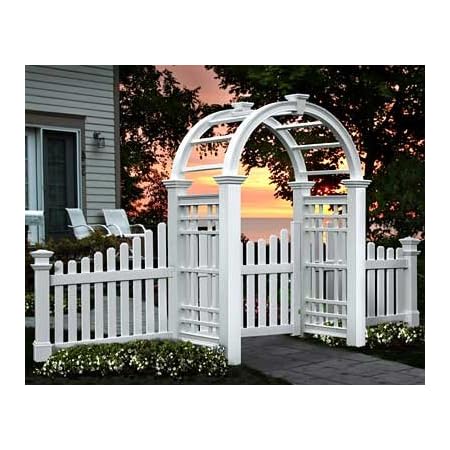 Amazon.com : BestNest New England Nantucket Deluxe Arbor with Wings and ...
