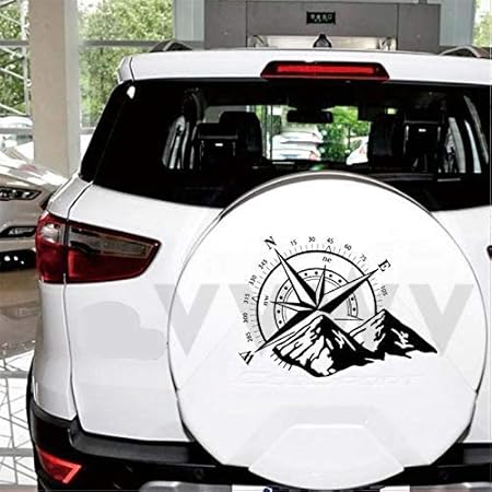 VVWV Compass Stickers and Decals Exterior for Mahindra Thar Gypsy Hood ...