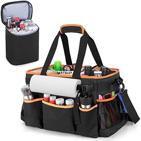 Amazon.com: HODRANT Large Grill Utensil Caddy with Paper Towel Holder ...