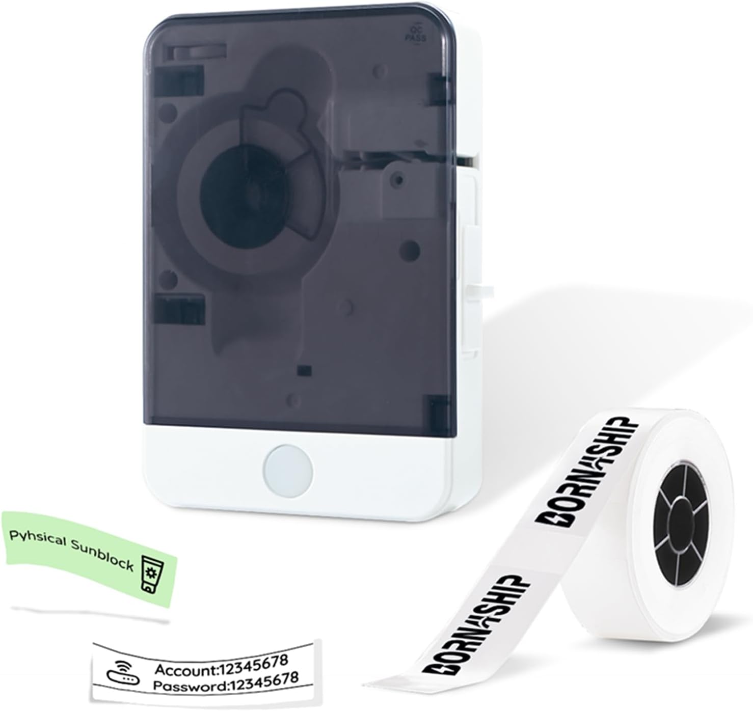 Amazon.com: BORN4SHIP Label Maker Machine with Tape - HP6-C Bluetooth ...