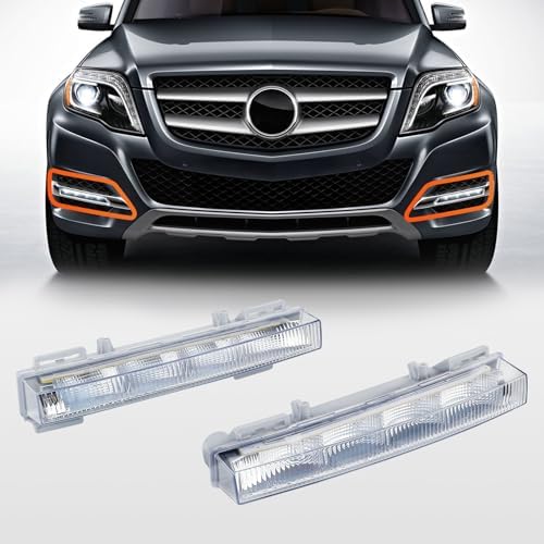 Amazon.com: 1 Pair LED Daytime Running Light DRL Fog Lamp Compatible ...