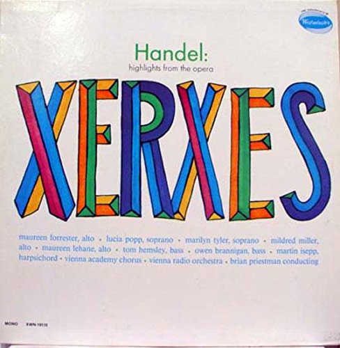 Amazon.com: Brian Priestman Handel Xerxes Highlights vinyl record: CDs ...