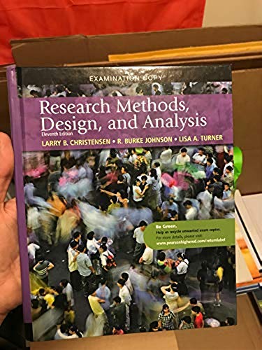 Research Methods, Design, and Analysis - Eleventh: Amazon.co.uk ...