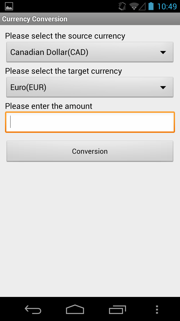 Currency conversion - App on Amazon Appstore