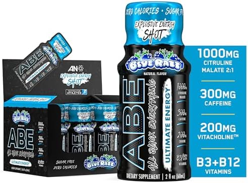 Amazon.com: All Black Everything Energy Shots | 12 Pack | 300mg ...