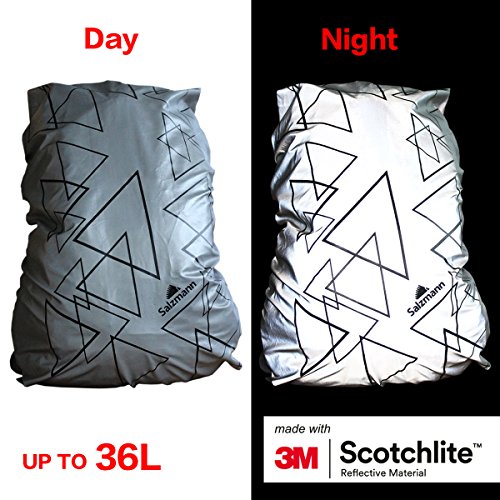 Snapklik.com : Salzmann 3M Reflective Backpack Cover High Visibility