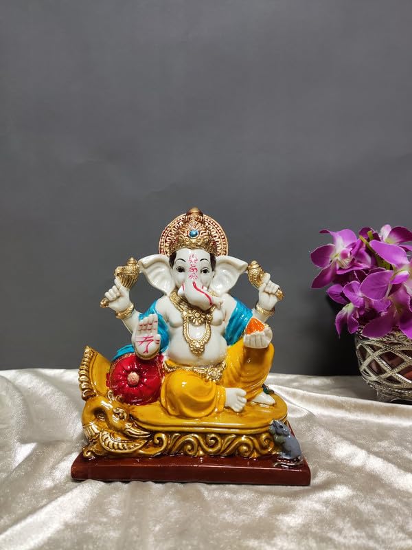 Buy PRATIMA Polyresin Ganesh Idol|Vinayaka Statue|Ganpati Murti|Ganesha ...