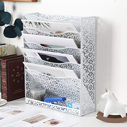 Snapklik.com : EasyPAG Hanging Wall File Organizer 5 Tier Wall Mount ...