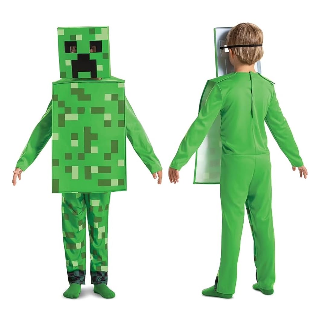 Disguise Minecraft Creeper Costume For Kids Official Minecraft Licensed ...